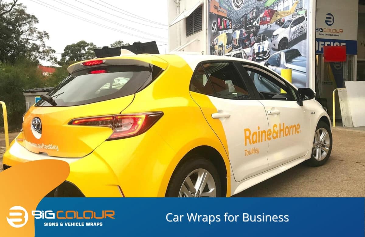 Why Car Wraps and Vehicle Signage will be BIG in 2021 - Big Colour Visual